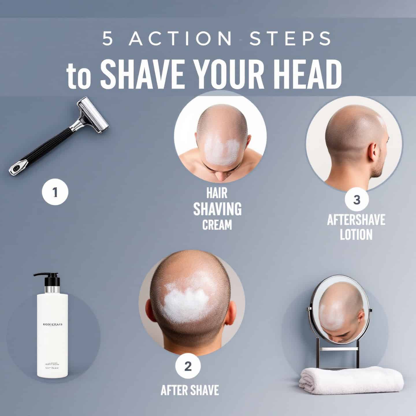 Master Your First Head Shave: 5 Action Steps to Shave Your Head Like a Pro
